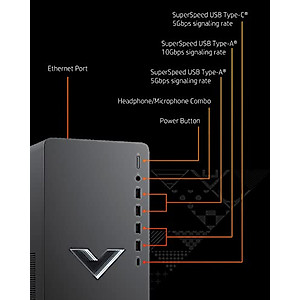 Victus 15L Gaming Desktop Computer,12th Generation Intel Core Processor, NVIDIA GeForce RTX 3060 Ti, 16 GB SDRAM,1 TB SSD, OMEN Gaming Hub, Windows 11 Home OS, Wi-Fi 6 (TG02-0050, 2022)
