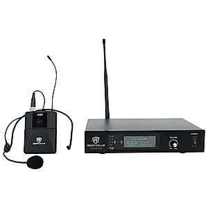 Rockville ROCKnGo 8" Rechargeable PA Speaker w/Bluetooth+Headset+Wireless Mic