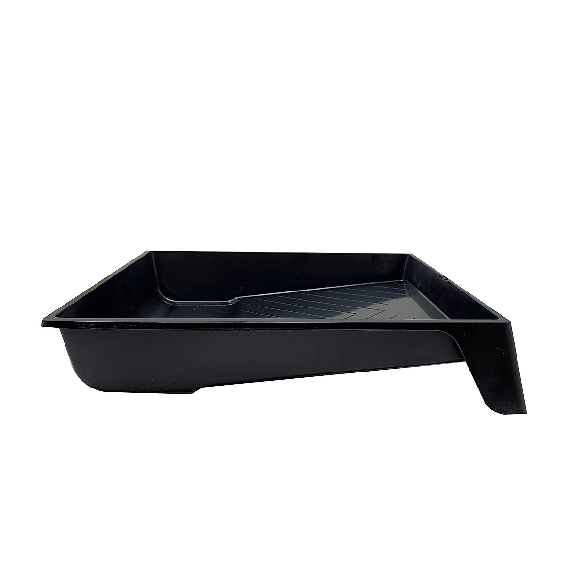 Grip Tight Tools PT1 Heavy Duty Plastic Paint Tray with Legs, 11" x 14", Black