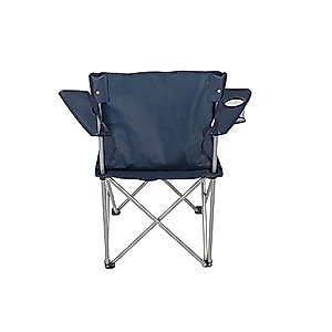Folding Camp Chair with Cup Holder Adult use - Blue
