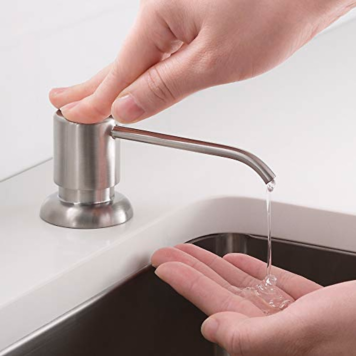 KRAUS 32-inch 16 Gauge Standart PRO Kitchen Sink Combo Set with Bolden 18-inch Kitchen Faucet and Soap Dispenser, Stainless Steel Matte Black KHU100-32-1610-53SSMB