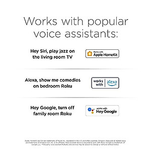 Roku Smart Soundbar, 4K/HD/HDR Streaming Media Player & Exceptional Audio Includes Roku Voice Remote