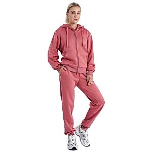 Track Suits for Women Set Sherpa lined Casual 2 Piece Outfits Sweatsuit