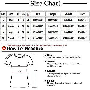 Wondere Summer Solid Color Tops Womens Chiffon Tunic V Neck Shirt Long Sleeve Tees Casual Polka Dot Blouse (XL, Pink)