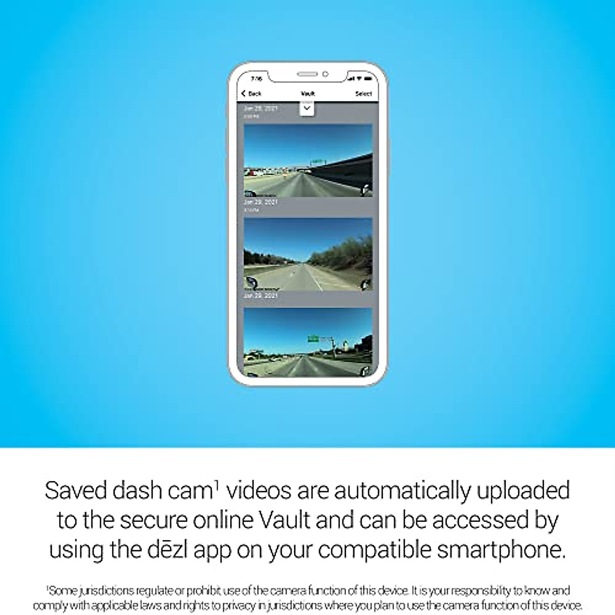 Garmin dēzlCam™ OTR710, Large, Easy-to-Read 7” GPS Truck Navigator, Built-in Dash Cam, Automatic Incident Detection, Custom Truck Routing, High-Resolution Birdseye Satellite Imagery
