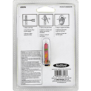 Hillman 122370 No Stud Picture Hanger, 1, No Color