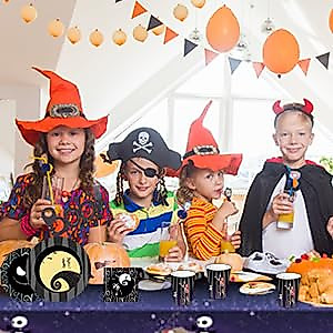CAILESS Birthday Party Decorations - Halloween Christmas Party Supplies 69Pcs Included Plates Cups Napkins Tableware for Christmas Birthday Halloween Decorations