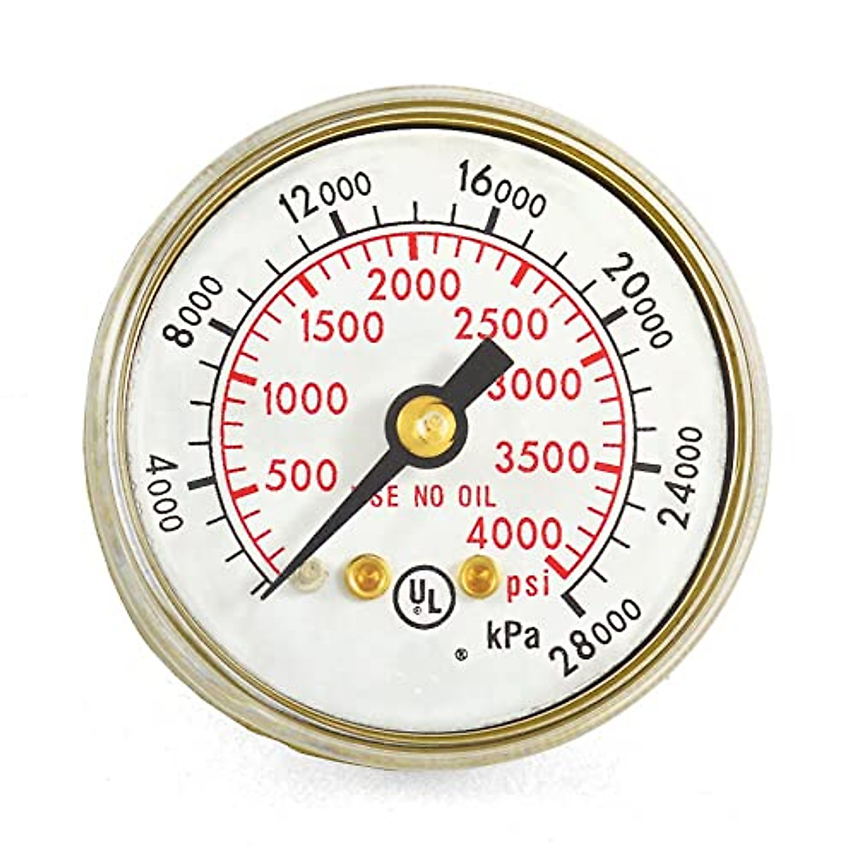 1-1/2" x 4000 PSI Welding Repair Replacement Gauge for Victor Flowmeters, V-602