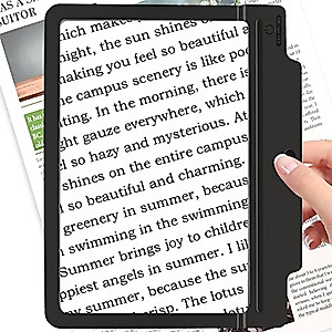 4X Magnifying Glass with 36 Adjustable LED Lights Provide Full-Page Viewing Area Evenly Lit Perfect for Low Vision Person and Seniors (Black)