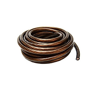 4 Gauge 25' BLACK and 25' RED Car Audio Power Ground Wire Cable 50' ft Total