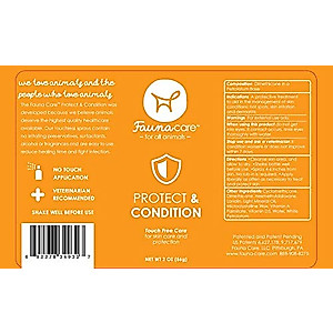 Fauna Care Equine Protect & Condition Spray 4.5 oz to Heal & Soothe Wounds, Cuts, Scrapes, Scratches, Post-Op; Prevent Infection, Irritation, Pain; Veterinarian Recommended Wound Care