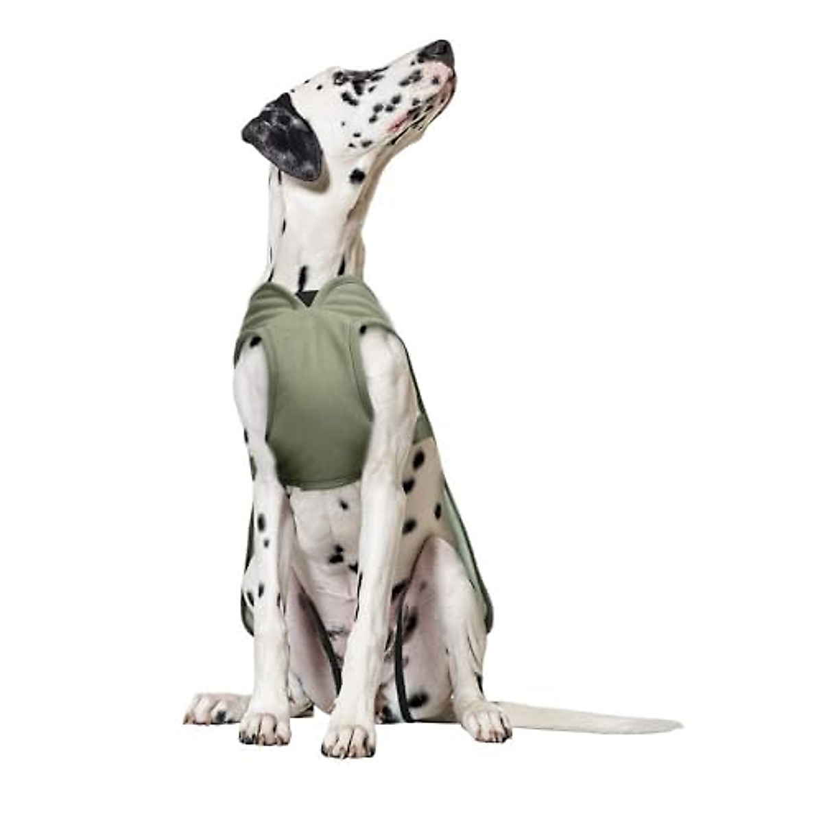 Kuoser Canvas Dog Winter Coat, Warm Dog Jacket Reflective Fleece Dog Cold Weather Coat Warm Doggie Clothes Waterproof Dog Vest with Zipper Leash Hole for Small Medium Large Dogs