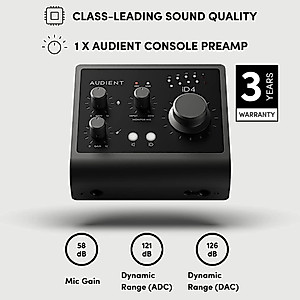 Audient iD4 MKII USB-C Audio Interface (Renewed)