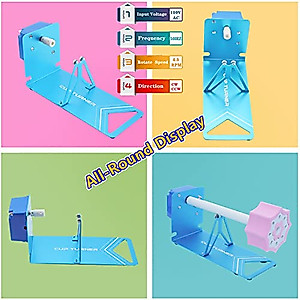 LFSUM Cup Turner for Crafts Tumbler Cup Spinner Machine Kit,Cuptisserie Turner DIY Glitter Epoxy Tumblers Spinner Turner