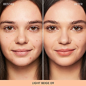 bareMinerals Original Loose Powder Foundation SPF 15, Lightweight Mineral Loose Powder Foundation Makeup, Buildable Coverage, Talc Free, Vegan (Light Beige 09)