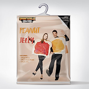 Spooktacular Creations Peanut Butter and Jelly Costume, Halloween Adult Couple Costume for Halloween Dress Up Party