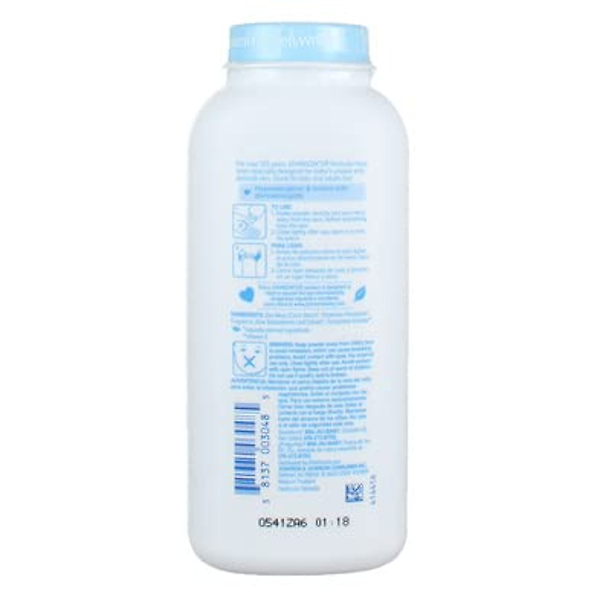 Johnson's Baby Powder with Naturally Derived Cornstarch Aloe & Vitamin E, Hypoallergenic, 9 oz (Pack of 3)