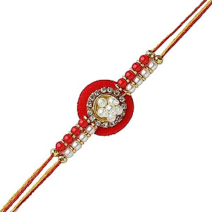 Set of 2 Rakhi for Brother Rakhi Thread for Bhai Bhabhi Bhaiya Bhabhi and Bhatiji veera Raksha Bandhan Rakhi gift Pack Set Dora Bracelet Kalwa for Brother Sister Indian Traditional Festival Rakhi