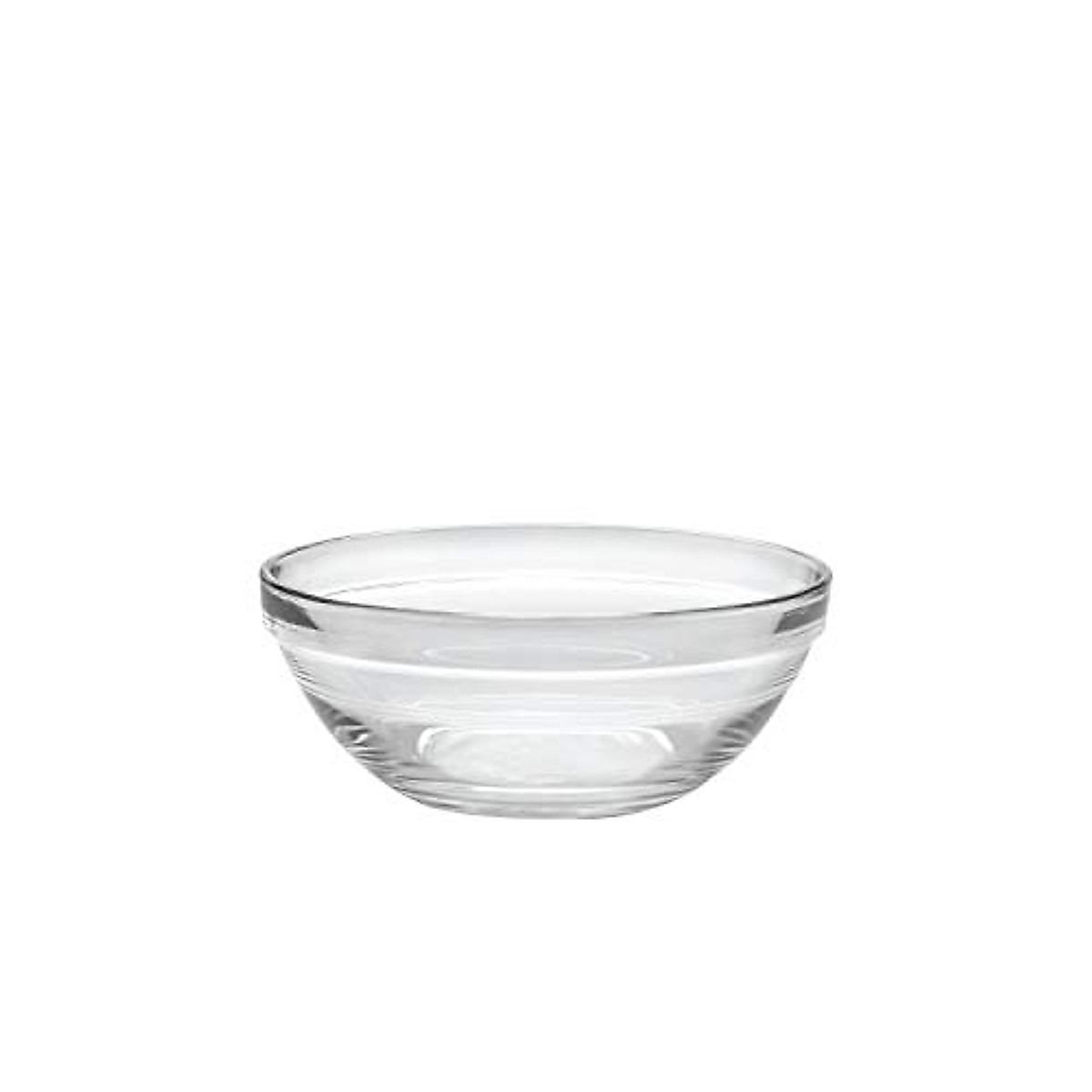 HomeHouseware Duralex Lys Stackable Glass Bowls with a Polishing Cloth
