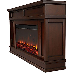 Torrey 60" Landscape Electric Fireplace TV Stand in Dark Walnut by Real Flame