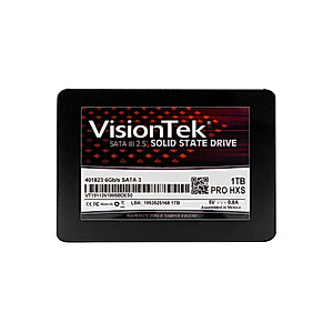 VisionTek PRO HXS 7mm 2.5 Inch SATA III SSD - 1TB - Desktops, Laptops, Mac Systems