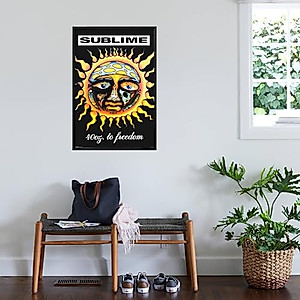AllPosters Wall Poster Sublime- 40 Oz. To Freedom on Black Frame, 24x36