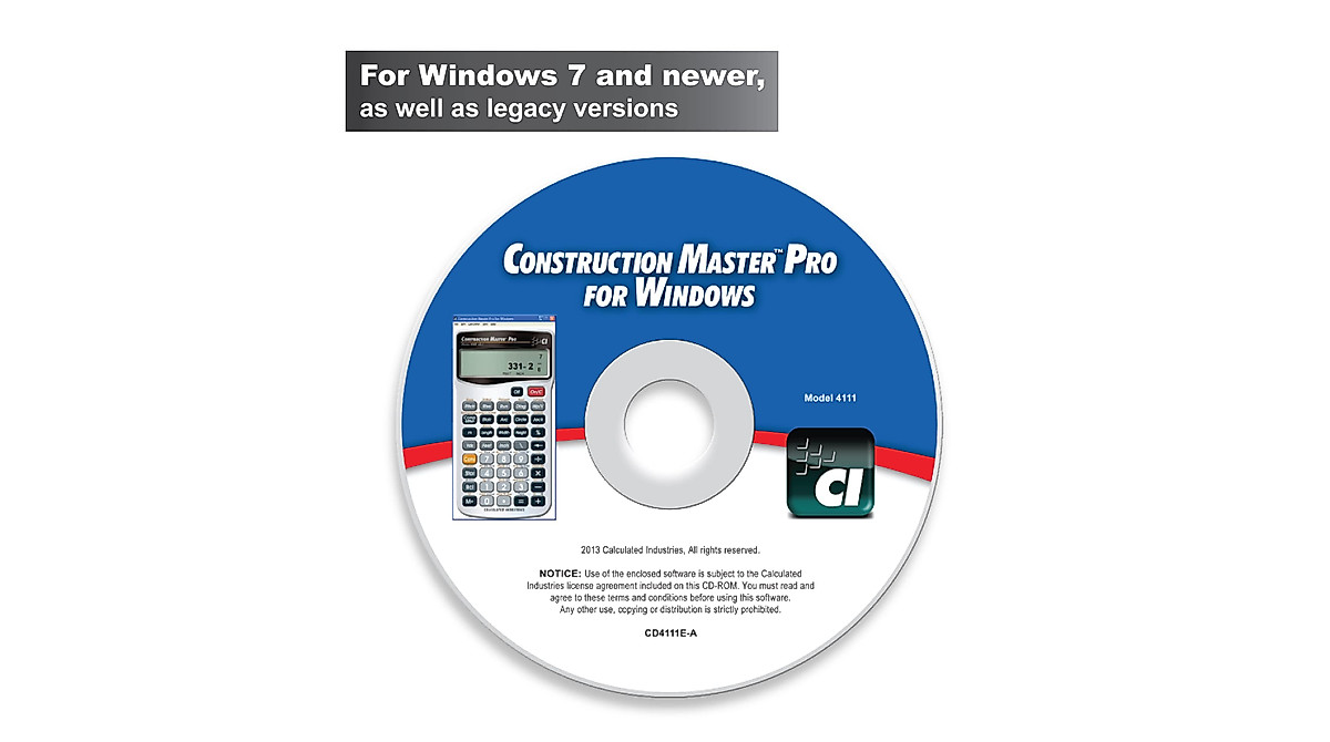 Construction Master Pro Software for Windows - Master Construction Math ...