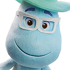 Mattel Disney Pixar Soul Joe Gardner Feature Plush Doll Collectible Approx 16-in Tall, Huggable Stuffed Character Toy with Movie-Authentic Look, Collectors Gift