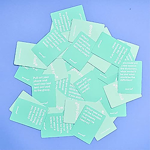 Good Talk: 150 Conversation Cards | Better Relationships with Friends and Family | Game Nights, Dinner Table Conversation Starters, Car Game for Road Trips and More | Friends Edition | Mint Green