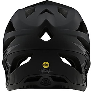 Troy Lee Designs Stage MIPS Stealth Full-Face Mountain Bike Helmet. Max Ventilation Lightweight EPP EPS Racing Downhill DH BMX MTB - Adult Men Women Unisex (Midnight, MD/LG)