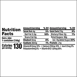 So Delicious, Peach Coconut Milk Yogurt, 5.3 Ounce