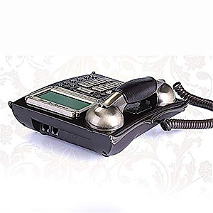 Landline Phone for Home Antique Retro Landline Phones for Home Corded Business Office Hh-end Fixed Telephone Size: 21.4x17.6x8.8cm Creative Retro Telephones