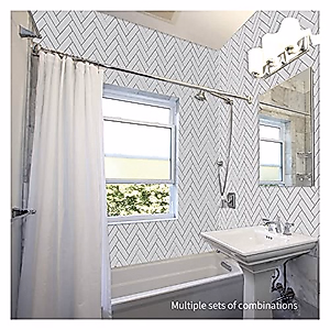 Tile Stickers Creamy White Rectangle Stick On Tiles Bathroom PVC Self Adhesive Wall Tiles Kitchen Stick On Wall Tiles Waterproof Peel and Stick Floor Tiles Self Adhesive Tiles for Walls (Size : 10x10