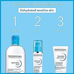 Bioderma Hydrabio Serum A Lightweight Face Serum with AQUAGENIUM™ Technology for Instant & Long-Lasting Hydration for Dehydrated & Sensitive Skin, Experience Comfortable, Supple & Radiant Skin.