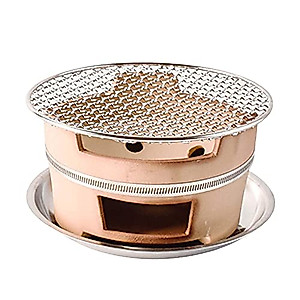 MagiDeal Portablel Clay BBQ Camping grill Carbon Furnace Grill Outdoor Hot Pot for Picnic Travel Cooking Camping Picnic Garden