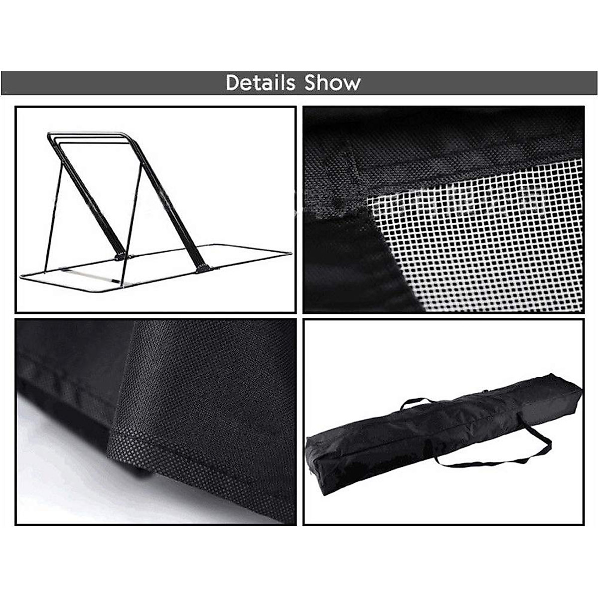 TECHTONGDA Heavy Duty Motorcycle Storage Garage Shelter Shed Cover Blcak Tent Portable Motorcycle Tent Sheds (L/11.3 * 6.2 * 6.2")