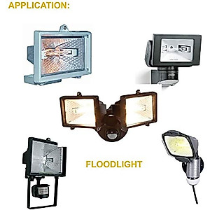 AHEVO J Type 150 Watt 78 mm Q150 T3/78mm (3.07 Inches) 120 Volt R7S Base Halogen