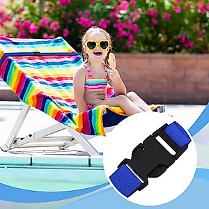 Amylove 12 Pcs Towel Bands for Beach Chairs Cruise Adjustable Swim Towel Clips for Summer Elastic Straps Windproof Beach Towel Holder Ship Travel Stretch Vacation Accessories Essentials (Mixed Colors)
