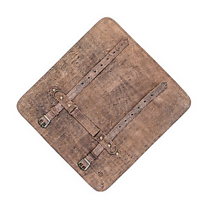 Knife Roll Bag Genuine Leather – knife case for Chefs 7 slots – Leather Knife with handle and strap Frank (Brown-Antique)