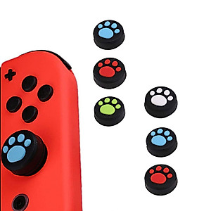 Weansy's Store 5 Pairs(10pcs) Switch Thumb Grip Set Joystick Cap, Silicone Analog Stick Cap for Joy-Con Controller