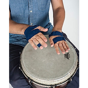 Eucatape Eucalyptus Infused Hand Drumming Tape - Helps Protect Hands from Blisters Cuts Dry Skin, Better than Drum Gloves for Drum Sets Sticks Percussion (1 Pack, Navy)