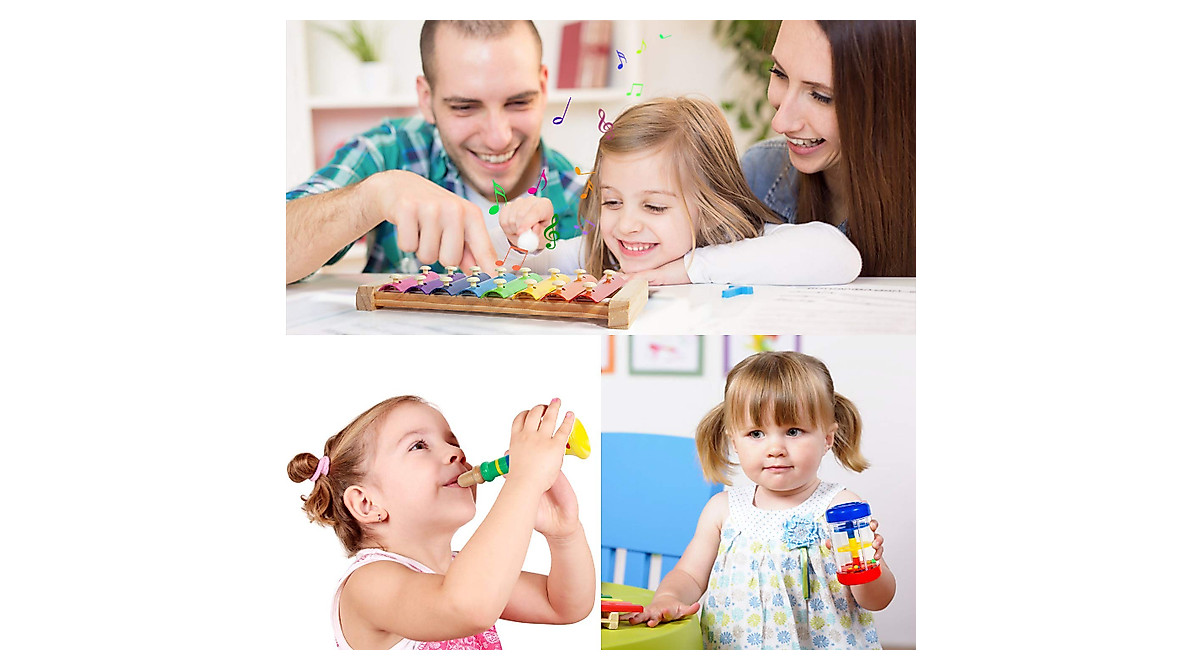 Kids Musical Instruments Set - 33 Pieces for Kids Learning & Fun