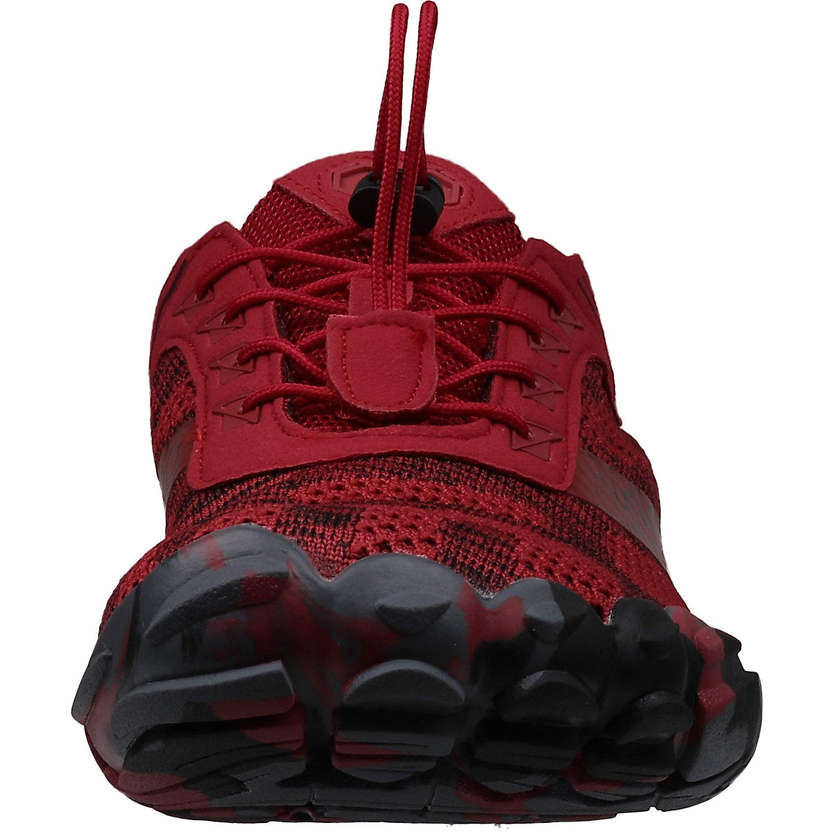 Joomra Womens Barefoot Road Running Shoes Size 8.5 Minimalist Wide Camping for Ladies Zero Drop Fitness Jogging Hiking Trekking Toes Workout Trail Sneakers Red 39