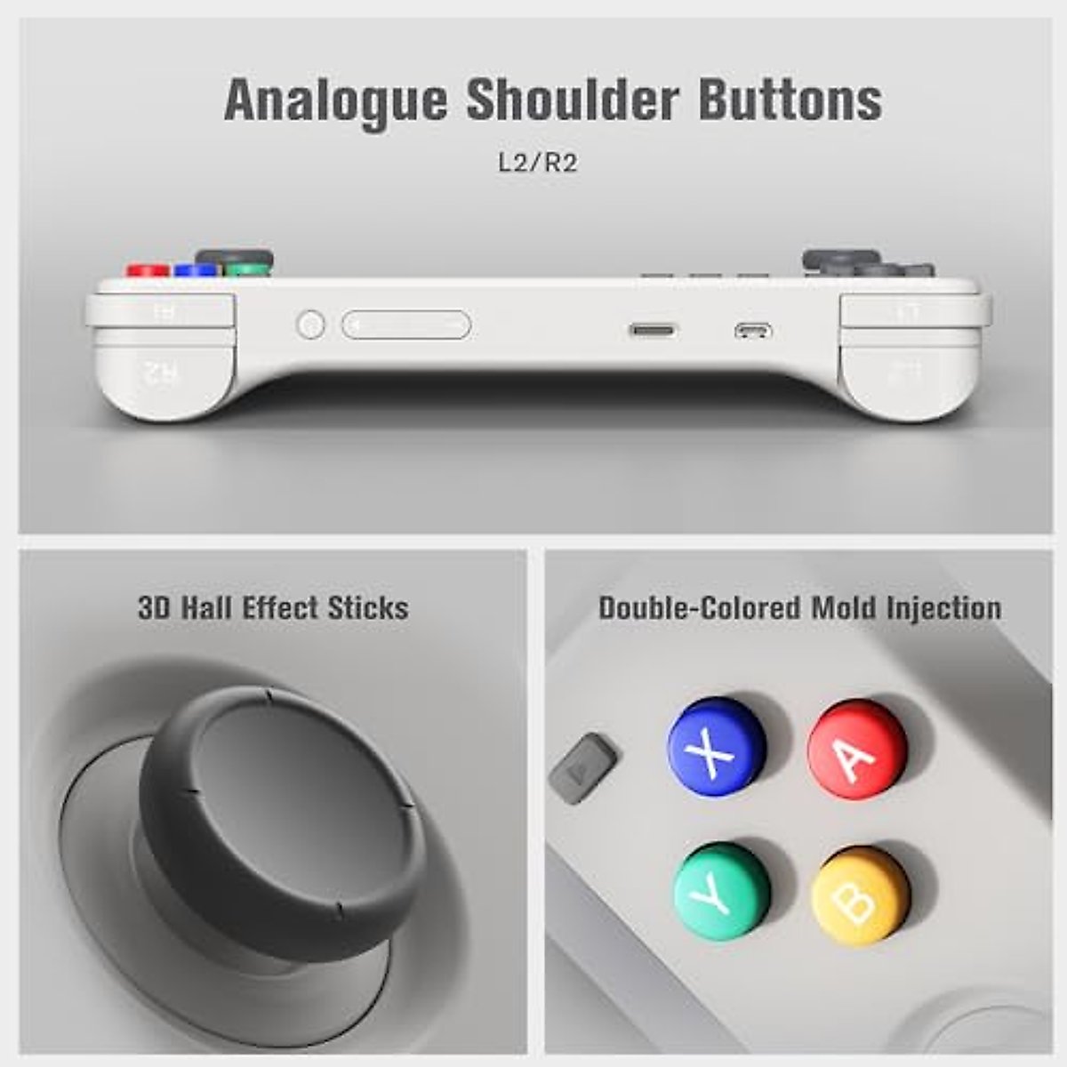 Retroid Pocket 2S Retro Game Handheld - Android Console with Multiple Emulators, 3.5 Inch Display, 4000mAh Battery, Classic 16Bit Games (4+128GB)