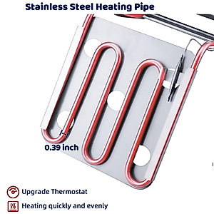 Commercial Deep Fryer with Basket - Large Capacity Stainless Steel Electric Oil Fryer for Restaurant or Home Use,3400W 12.7QT