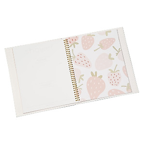 Mushybooks First Year Baby Journal - Baby Memory Book - Baby Book - Baby Photo Album - Baby Scrapbook Album (The Sweetest Thing)