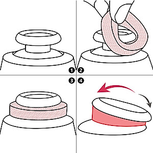 PlayVital 5 Pairs Aim Assist Target Motion Control Precision Rings for PS5, for PS4, Xbox Series X/S, Xbox One, Xbox 360, Switch Pro Controller - 5 Colors 3 Different Strength