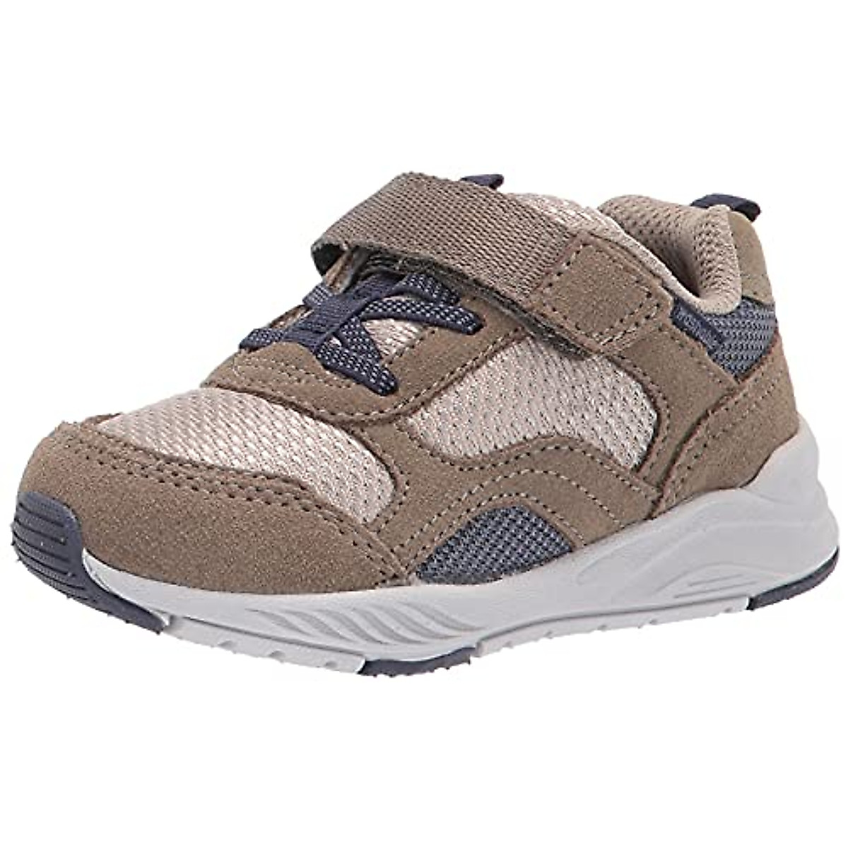 Stride Rite Boy's Made2Play Brighton Athletic Sneaker, Taupe, 13 Little Kid