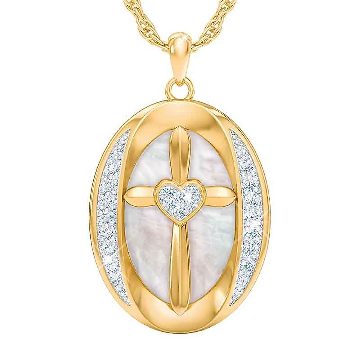 The Danbury Mint Grandaughter Greatest Blessing Pendant #1576-0010