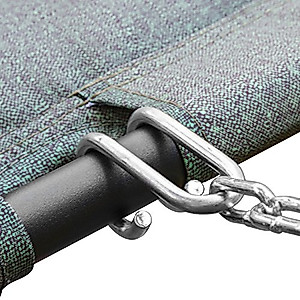 Sorbus Cozy Hammock Bed- Patio Hammock with Stand w/Pillow and Storage Pockets- Heavy Duty 500lbs Support- Durable Outdoor Hammock- For Patio, Garden, Backyard, Poolside- Weather Resistant Outdoor Bed